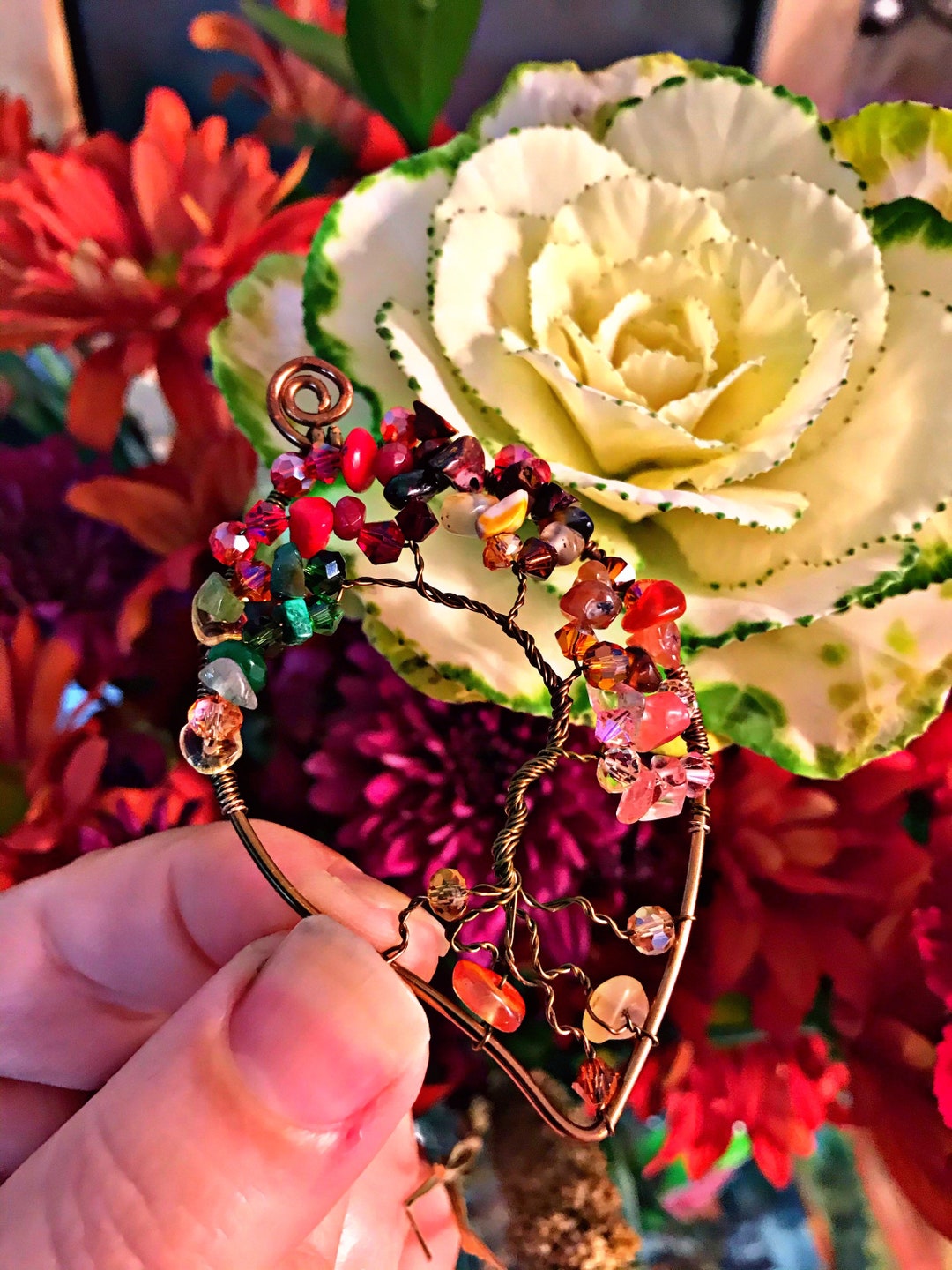 Tree of Life, Family Tree Custom Birthstones, Fall Colors, Autumn ...