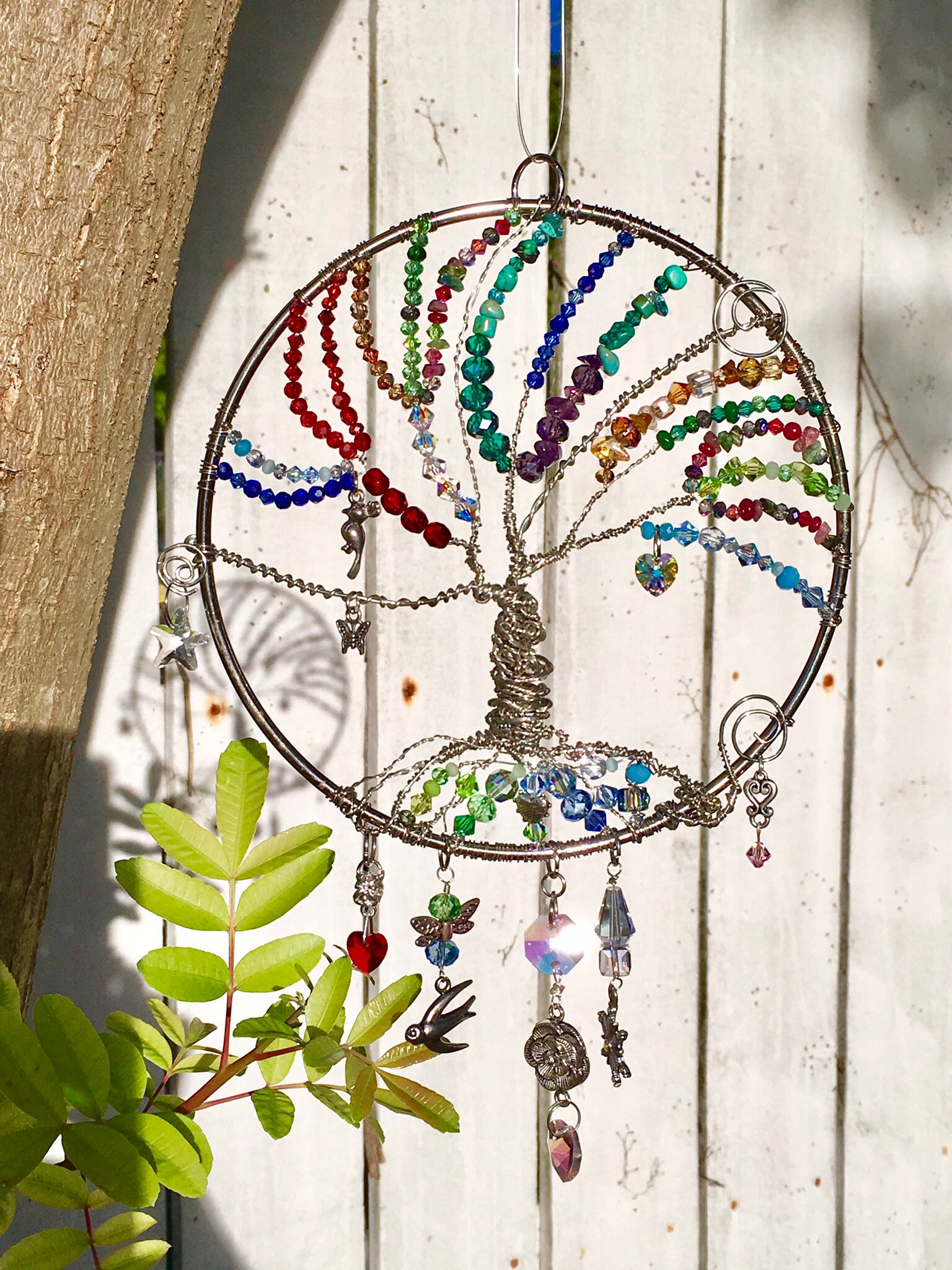 Suncatcher Tree of Life Remembrance Family Tree Custom Made - Etsy