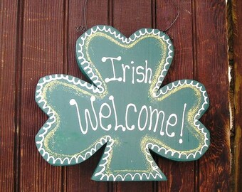 Irish welcome sign | Etsy