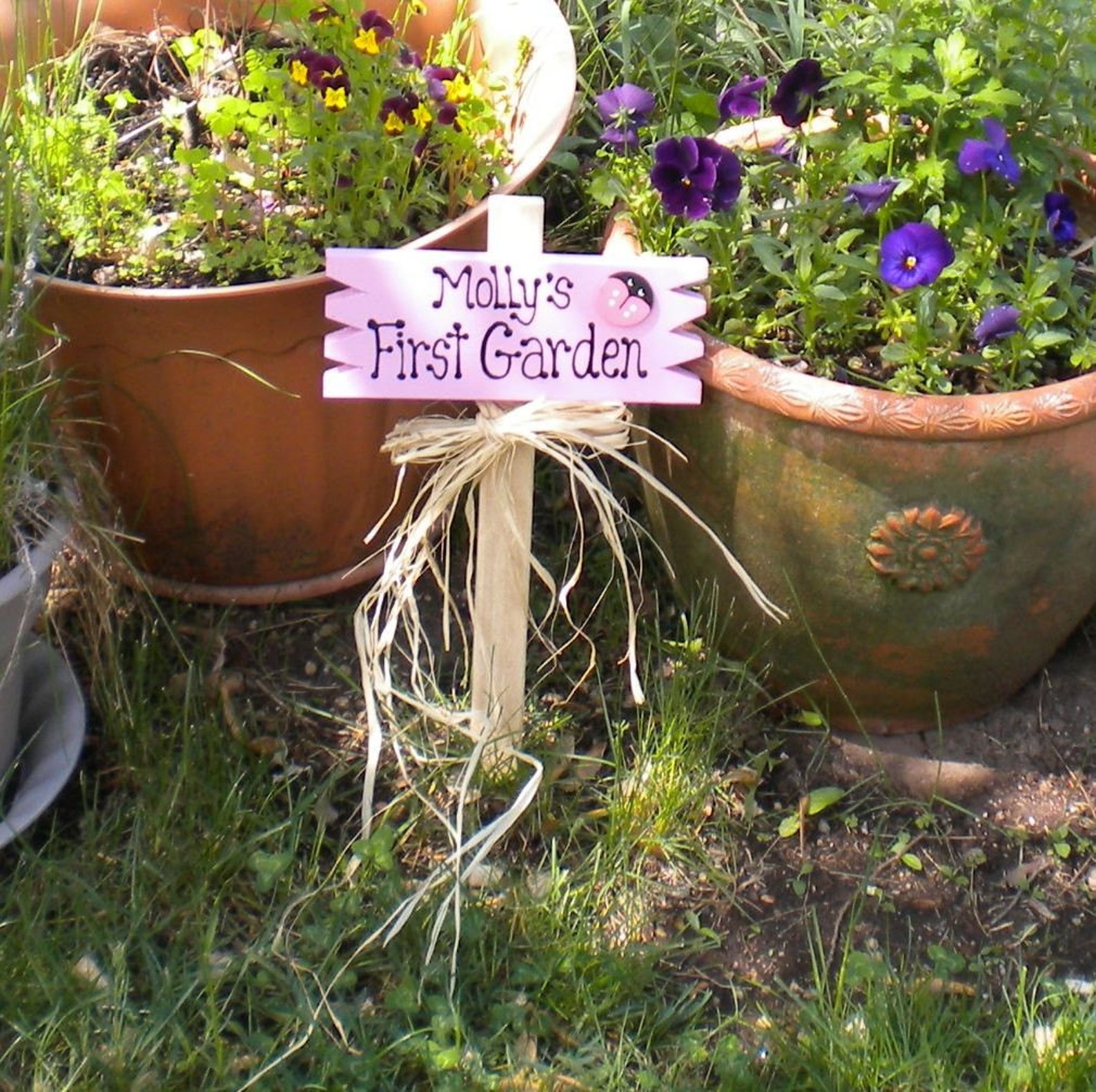 Small Yard Sign 53 Ann's Garden - Etsy