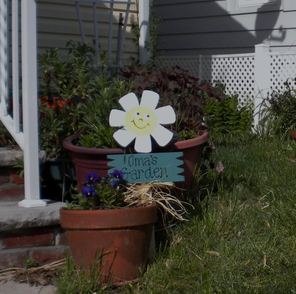 Small Yard Sign 38 Nonna's Garden With Sunflower - Etsy