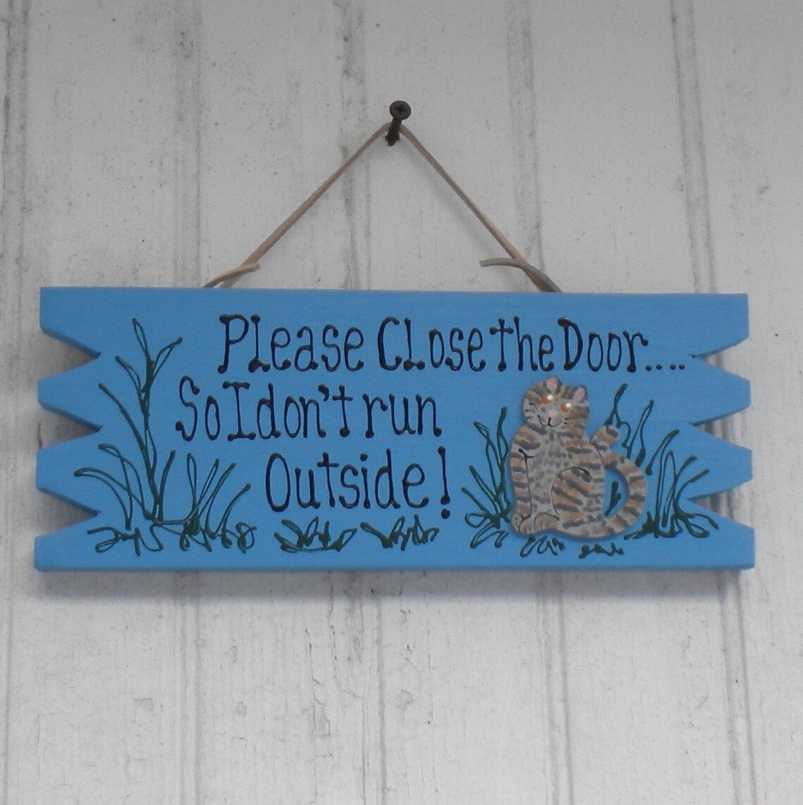 Pets Room Sign 7 Please Close the Door | Etsy