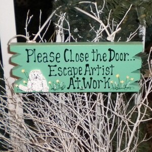 Pets Room Sign 1 - Please Close the Door - Etsy