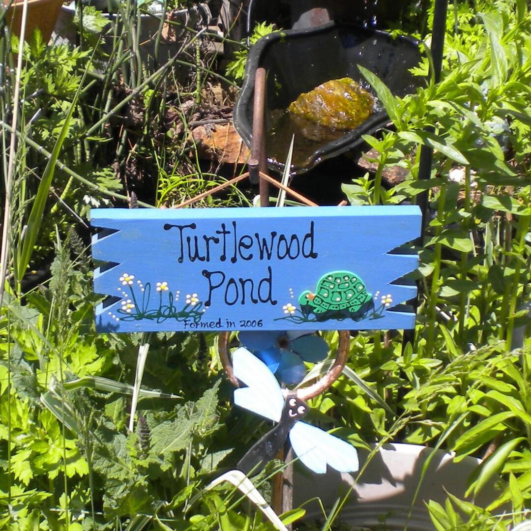 Pets Hg Sign 14 turtlewood Pond - Etsy