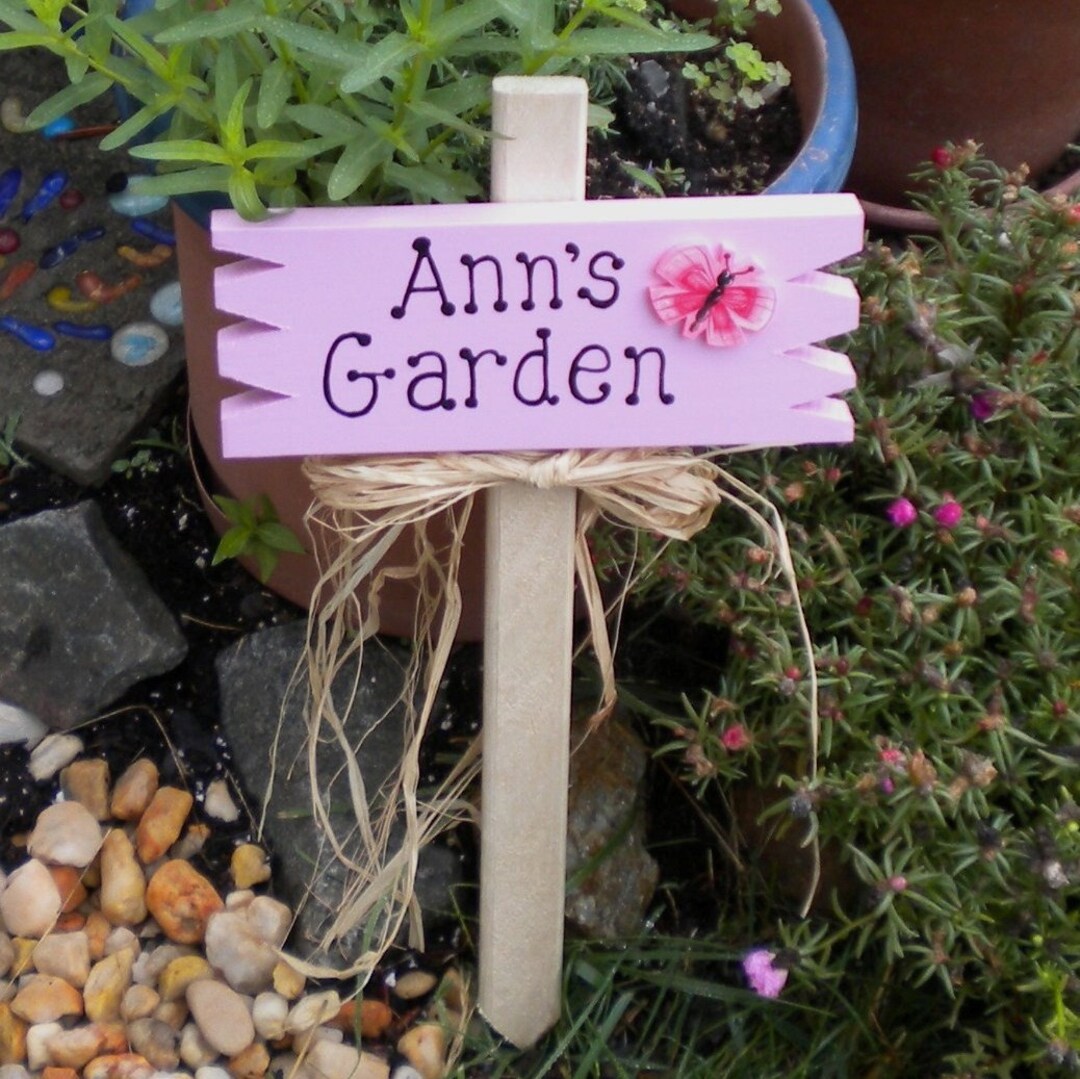 Small Yard Sign 53 Ann's Garden - Etsy