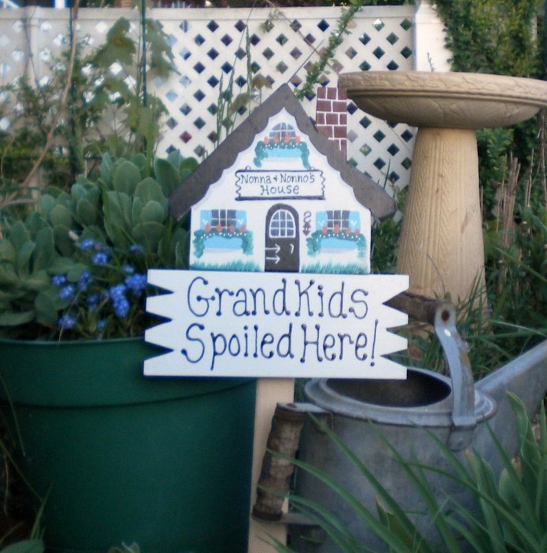 Yard Sign 61 Nonno's Garden - Etsy