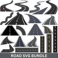 Road SVG, Highway Svg, Road Clipart, Road Files for Cricut, Road Cut ...