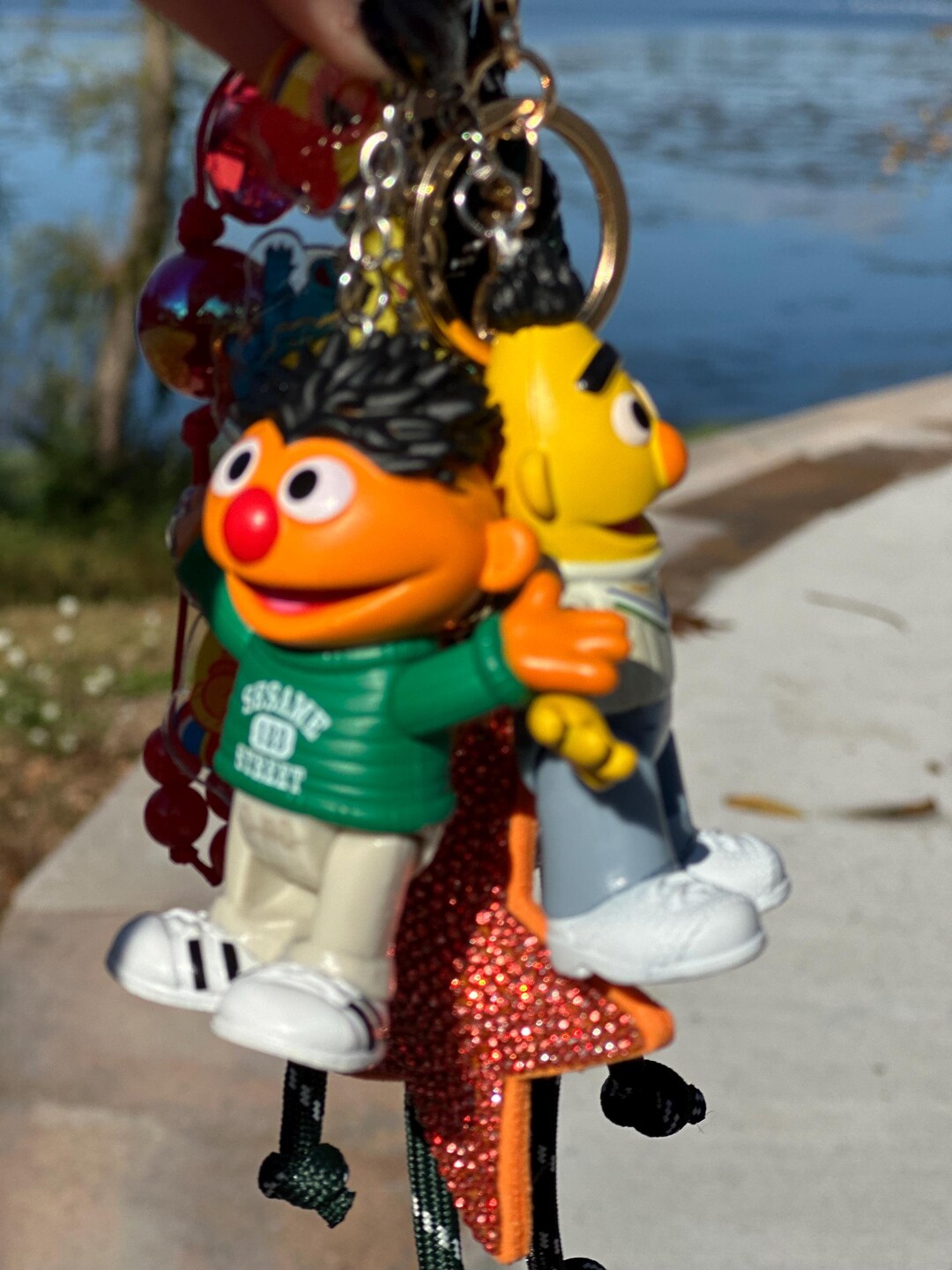 Sesame Street’s Bert and Ernie Keychain or Bagcharm - Etsy