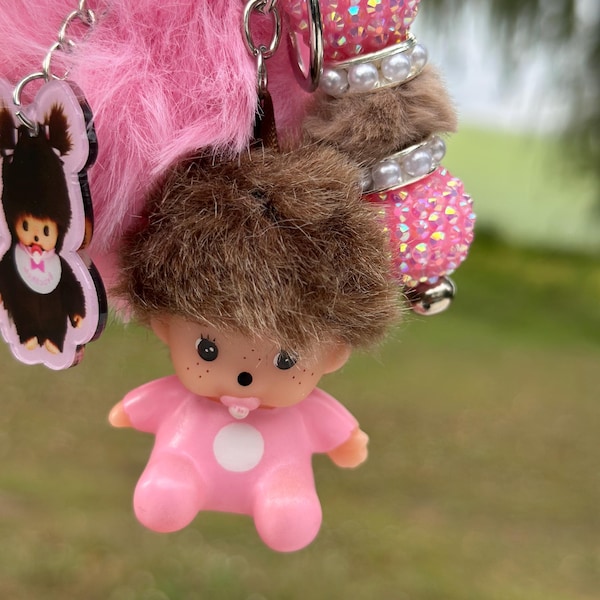 Monchichi Keychain - Etsy