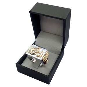 14k Solid Gold Ten Commandments Ring ,lion of Judah ,men Ring,menorah ...