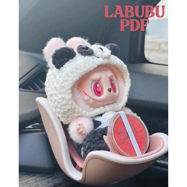 Panda Labubu - Etsy
