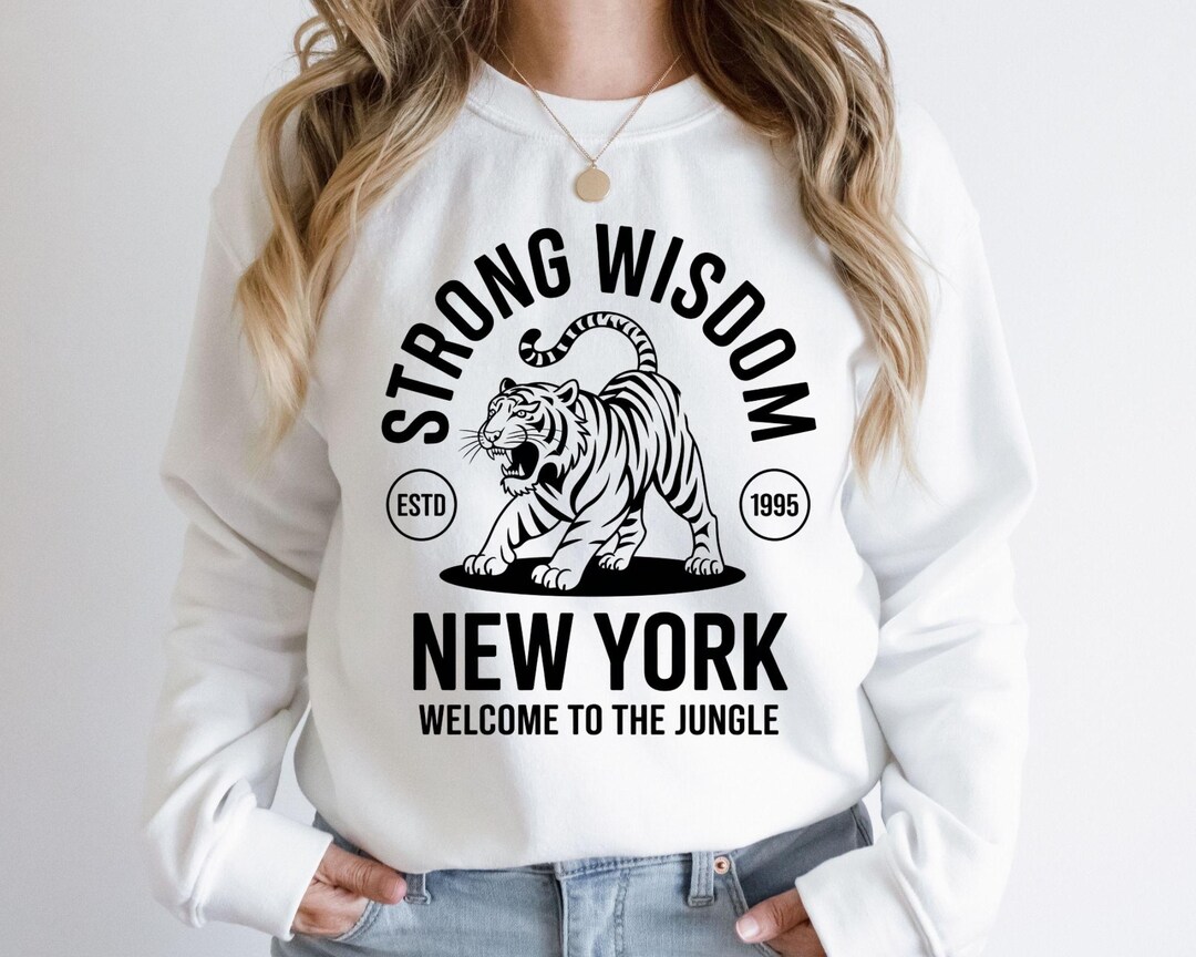 Strong Wisdom PNG, Tiger Png, Vintage Tiger Png, Retro Tiger Design ...