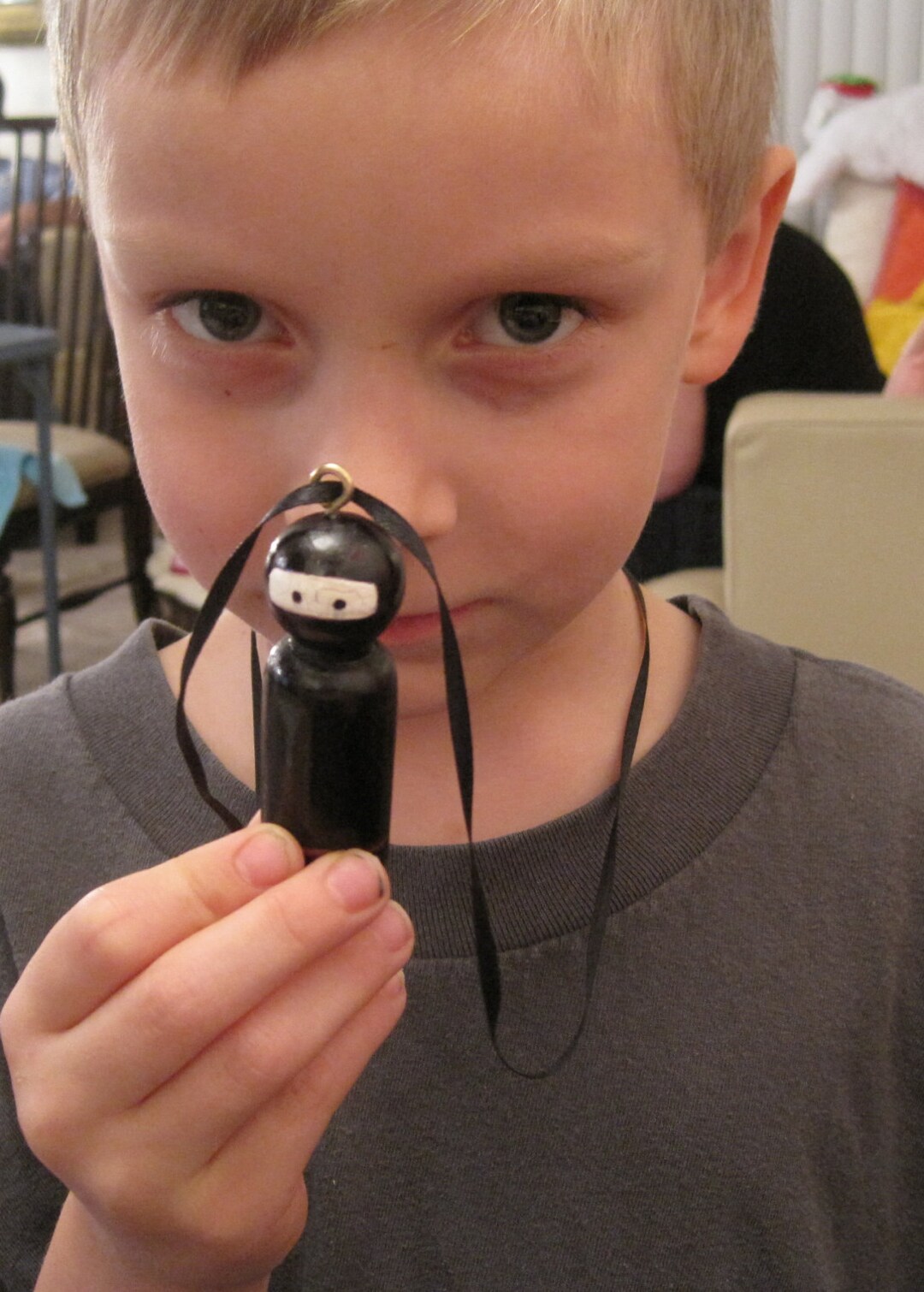 Ninja Party Favor Cake Topper Gift. Ninja on a String Customizable and ...