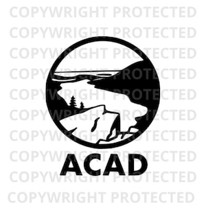 Acadia National Park ACAD SVG Png Studio3 File Cutfile - Etsy