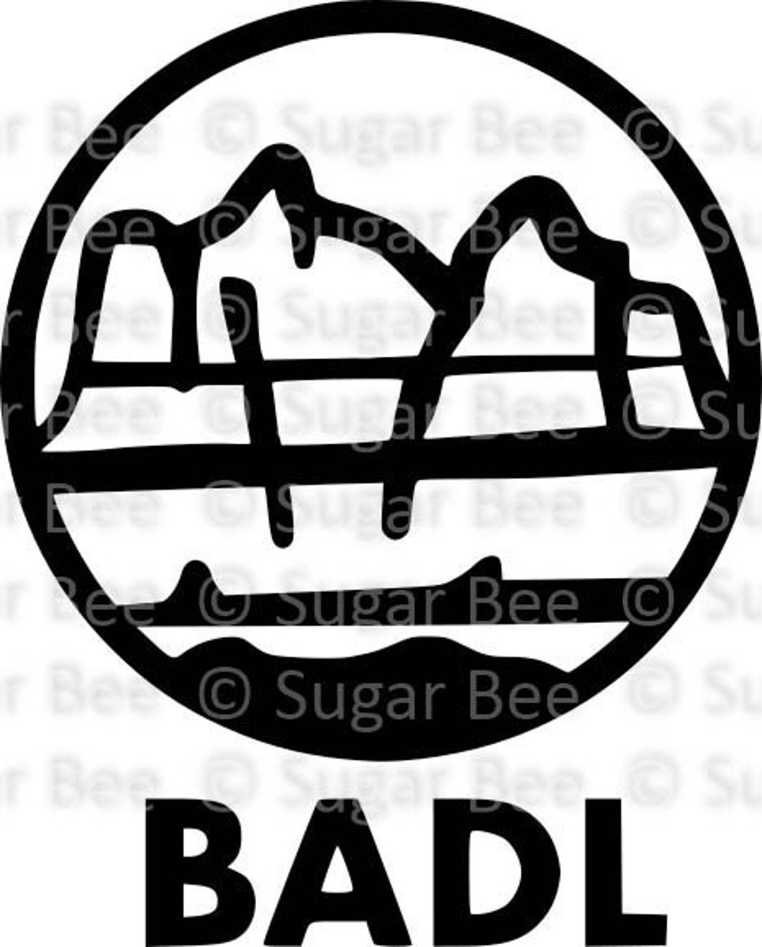 Badlands National Park BADL SVG Png Studio3 File, Cutfile, Vector ...