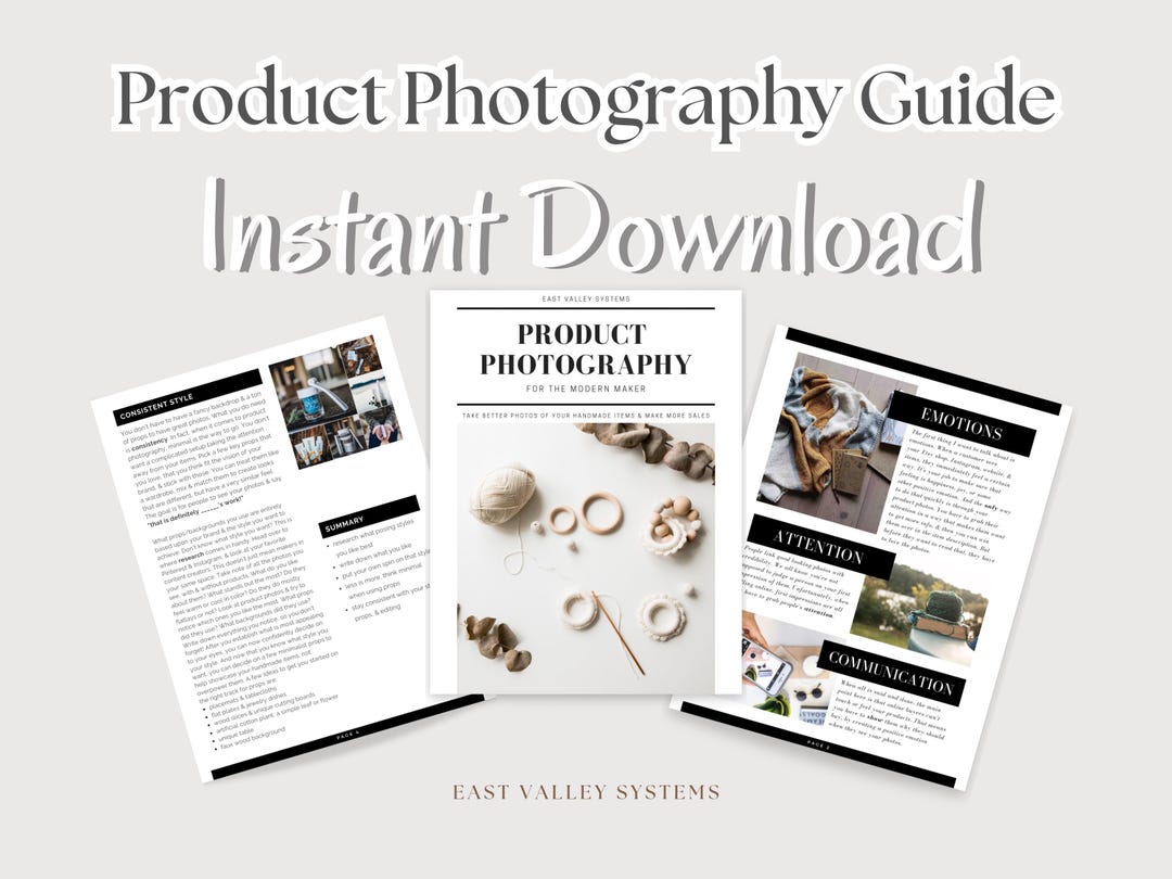 Product Photography Guide for Handmade Sellers | Etsy & Instagram ...