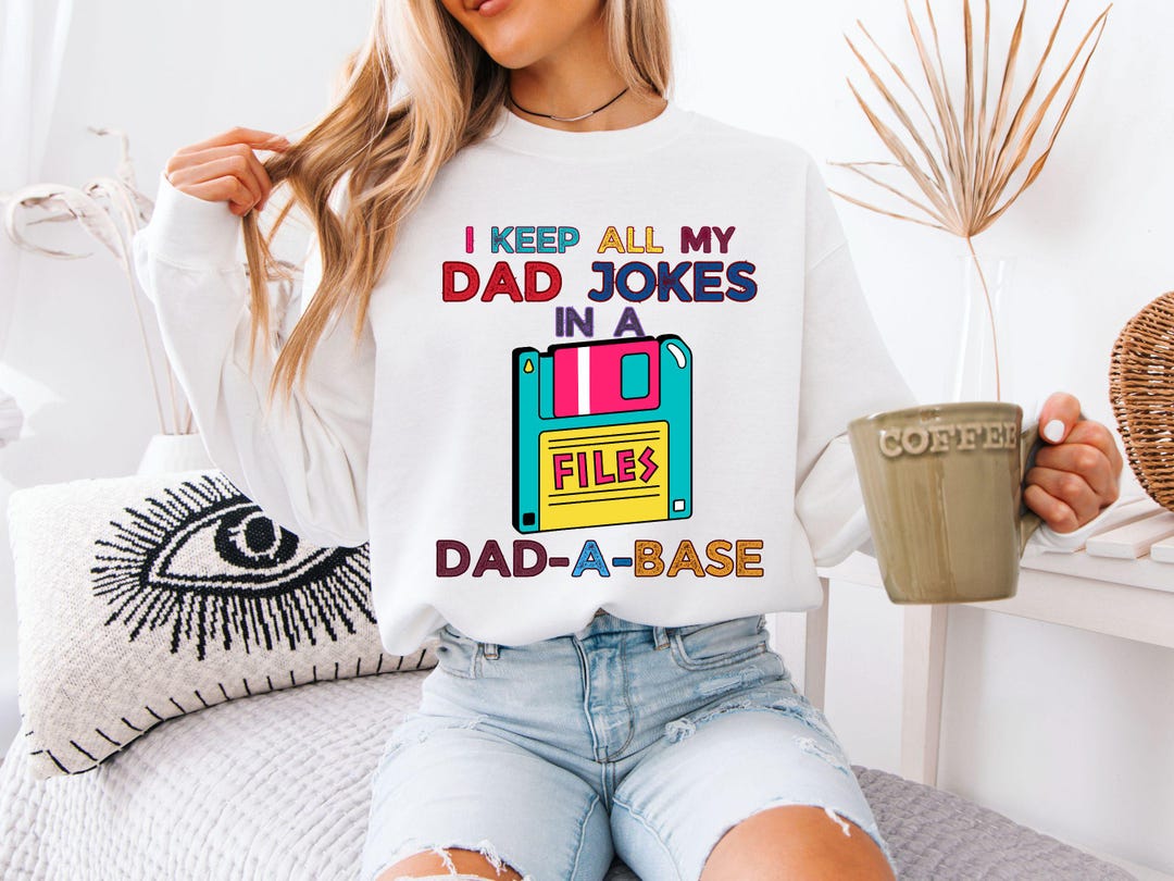 Dad Jokes Dadabase PNG, Funny Dad Shirt Design, Father's Day Digital ...