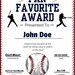 Baseball Awards/certificates Template Bundle - Etsy
