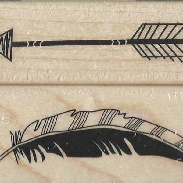 Arrow Rubber Stamp - Etsy