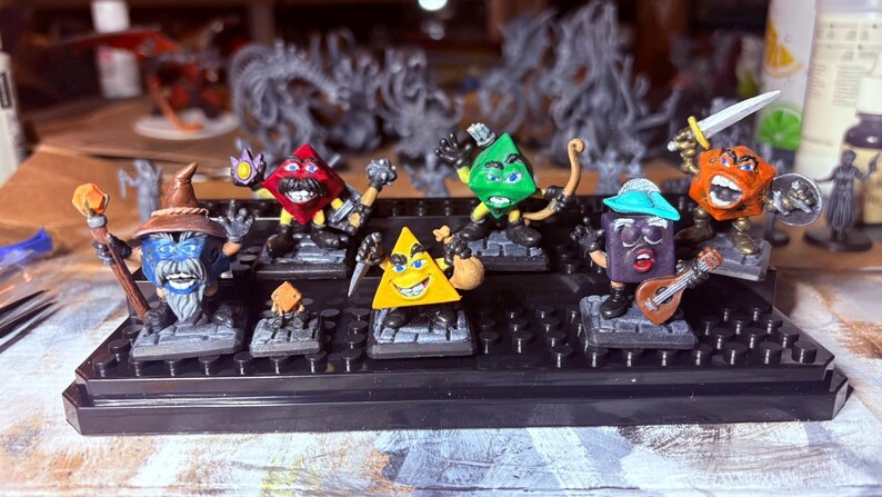 Reaper Miniatures High Rollers Set – Hand-painted TTRPG Polyhedron ...