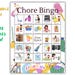 Chore Bingo for Kids Printable PDF, Fun Chore Chart Game With Pictures ...