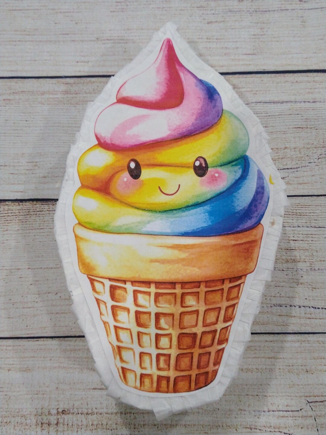 Summer Ice Cream Pinata /birthday Party Pinata/custom Character /custom ...