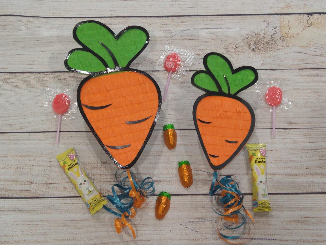 Easter Carrot Pinata /birthday Party Pinata /custom Character / Custom ...