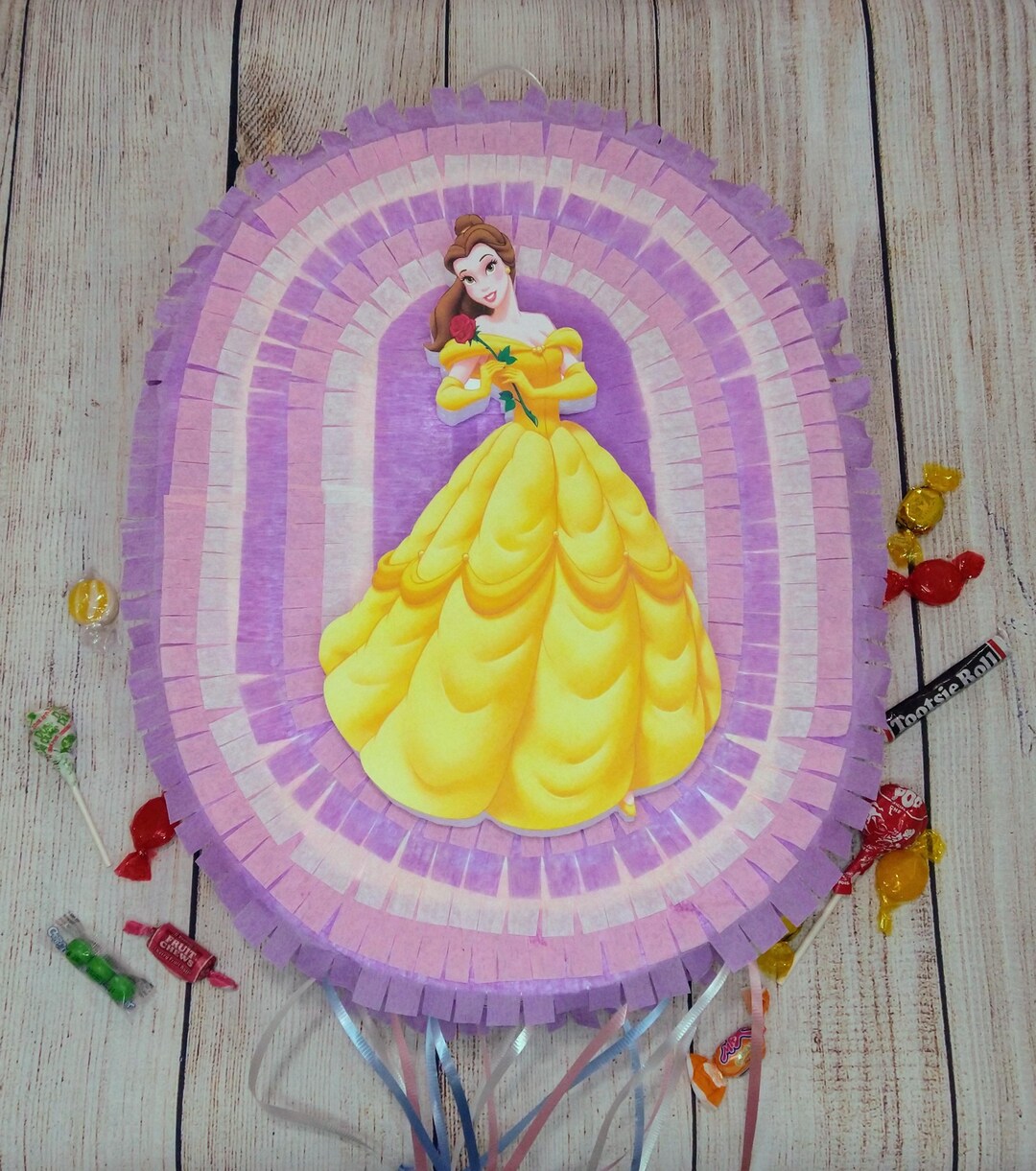 Belle Pinata / Birthday Party Pinata / Custom Character / Custom Theme ...