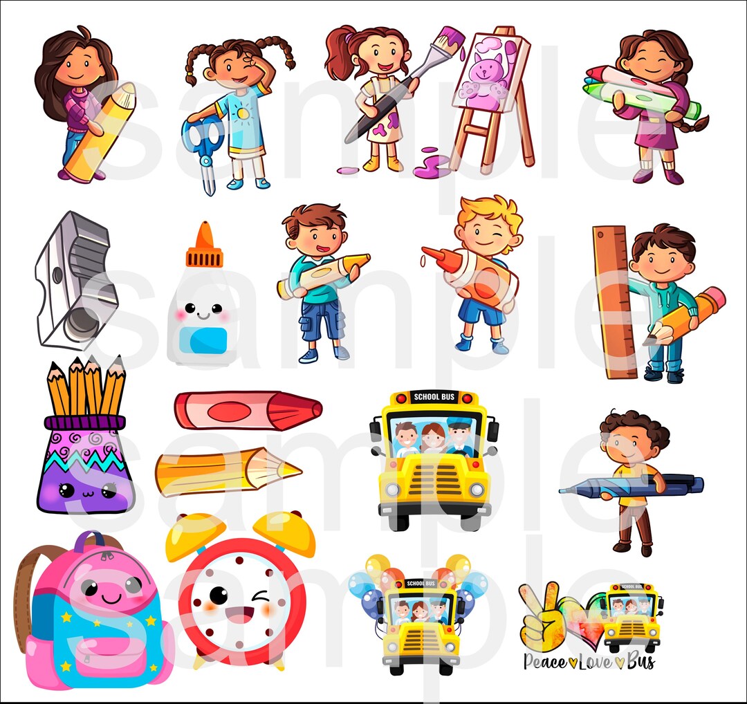 School Bus Ceiling Roof Stickers Decoration - Etsy