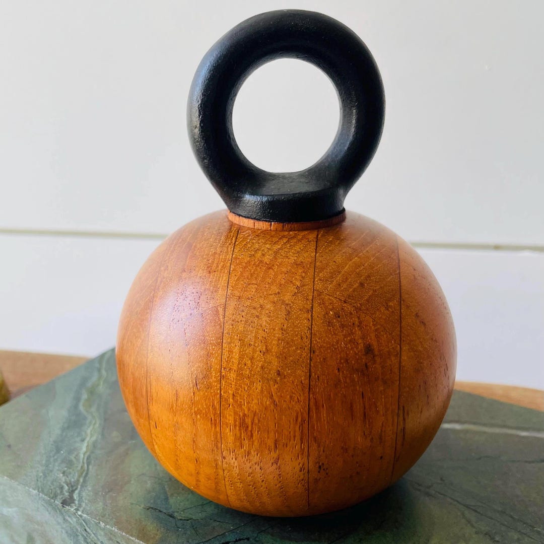 Nissen Denmark Teak and Cast Iron Pepper Mill | 1960s Mid-century ...