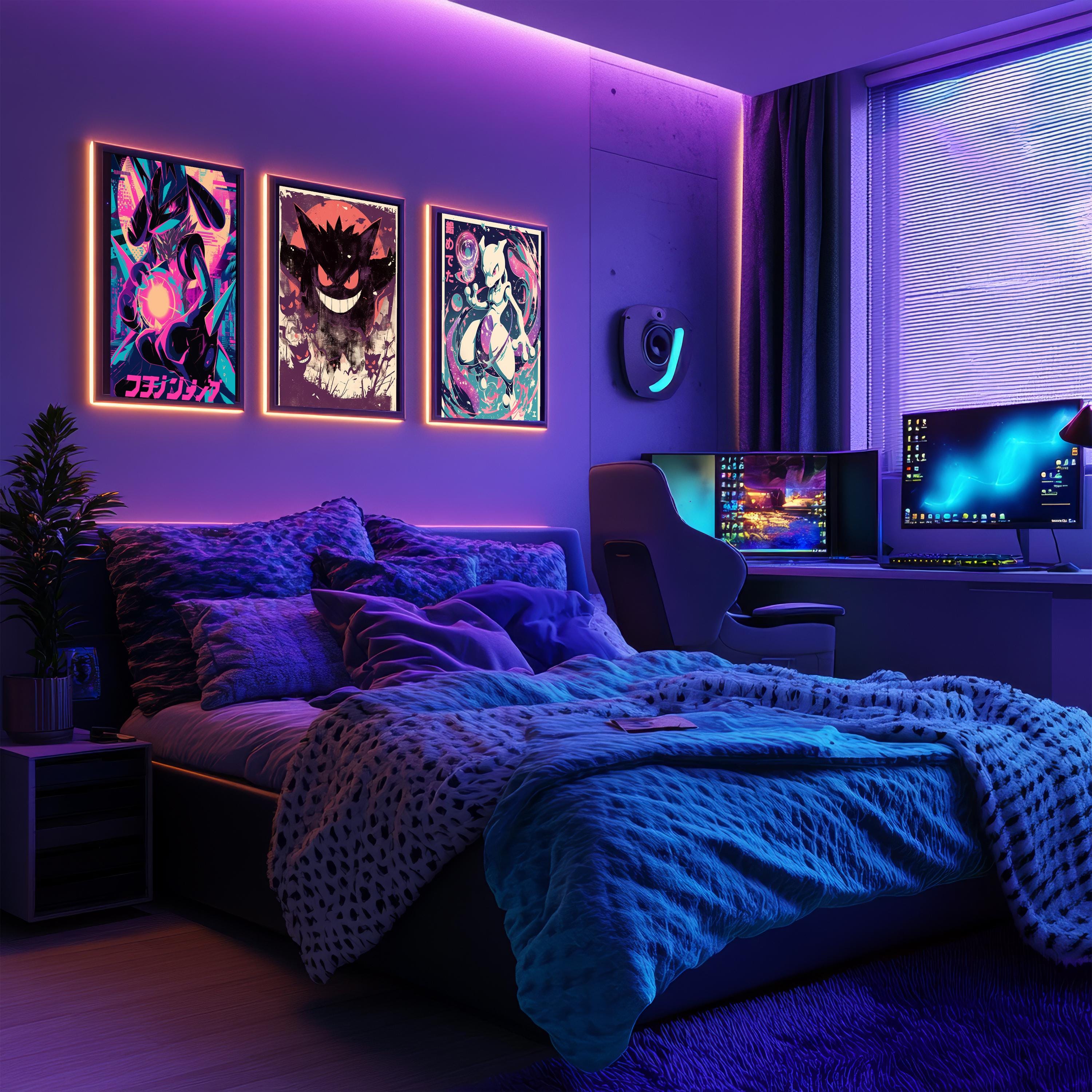 Retro Mario Poster | Super Mario Digital Wall Poster | Nintendo Poster ...