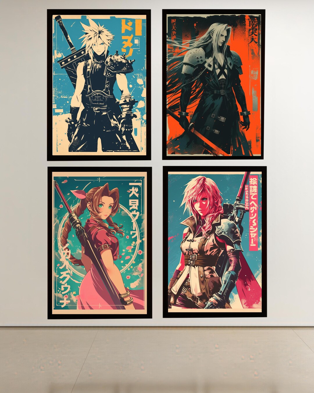 Final Fantasy Poster | Final Fantasy VII Poster | Final Fantasy VIII ...