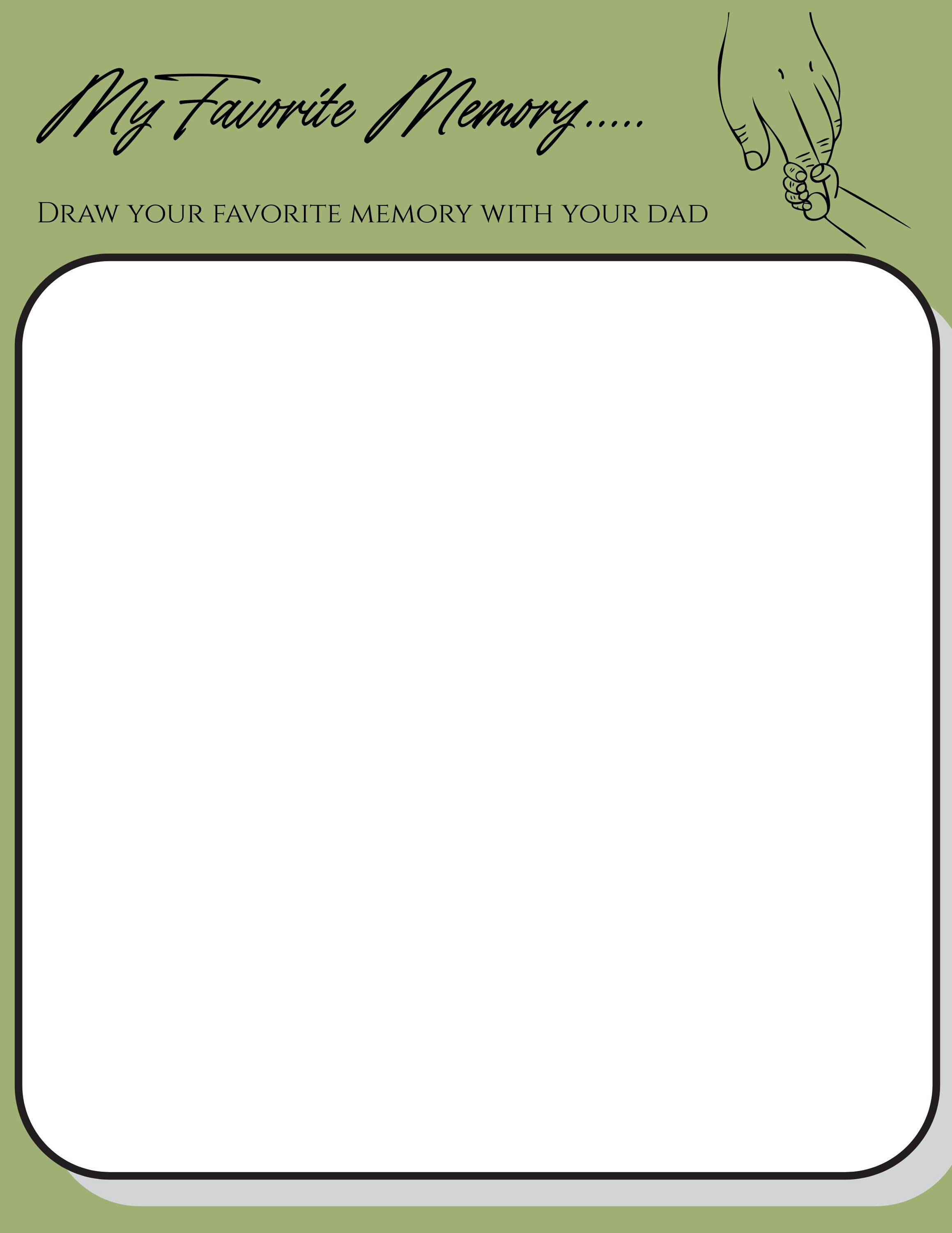 Father's Day Printable Bundle - Coloring Page, "about Dad" Section ...