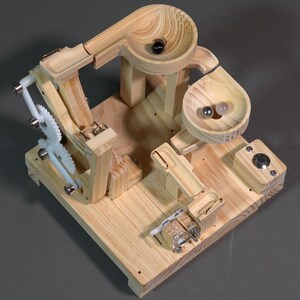 Wooden Marble Machine: Catch and Release 3D Puzzle DIY Kit - Etsy