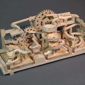 G3 Triple Gears Lift - Unique Mechanical Wooden Model Assembly Kit ...