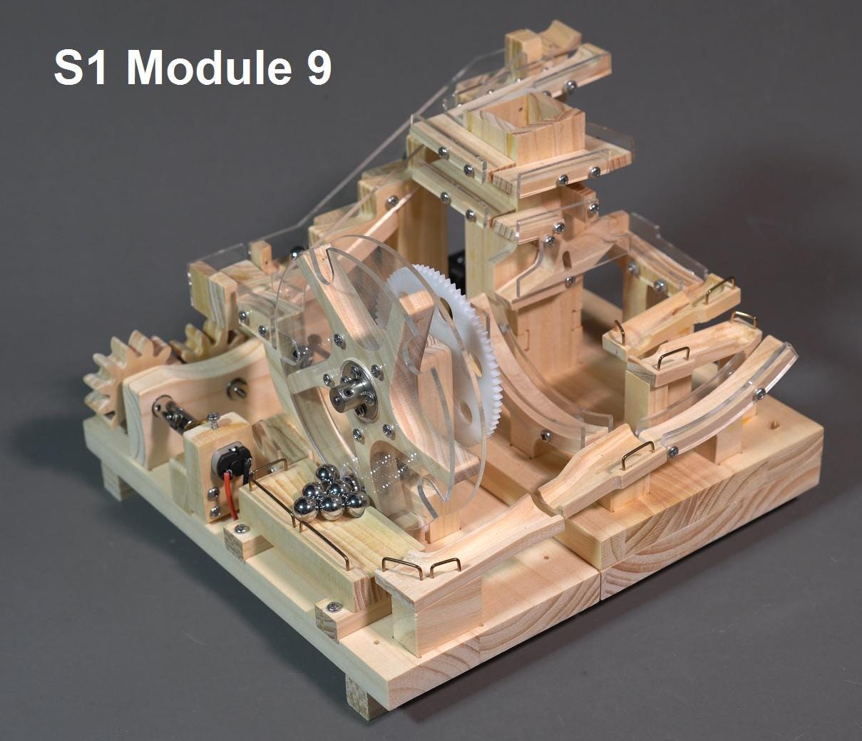 Wooden Marble Run: 3D Stair Mechanism Puzzle DIY Kit - Etsy