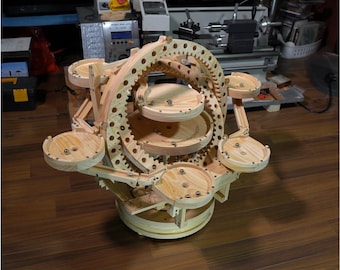 Single Arm Lift - Handmade Wooden Kinetic Marble Machine Kit - Etsy