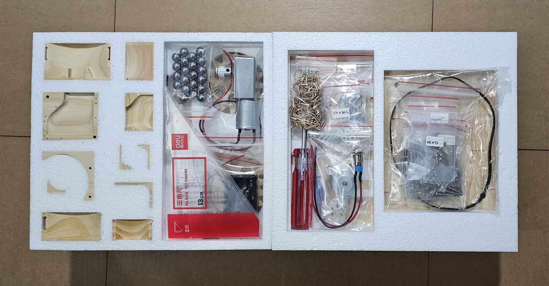 G3 Triple Gears Lift - Unique Mechanical Wooden Model Assembly Kit ...