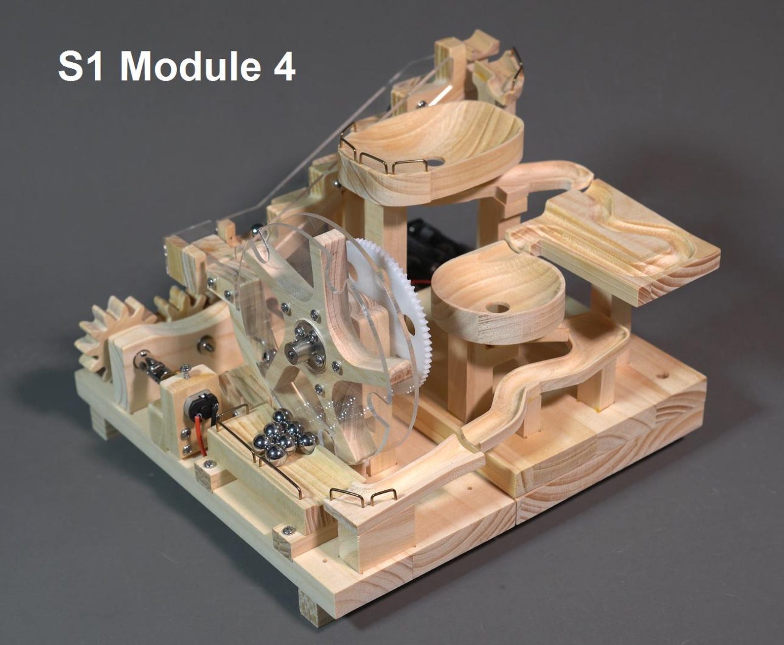 Wooden Marble Run: 3D Stair Mechanism Puzzle DIY Kit - Etsy