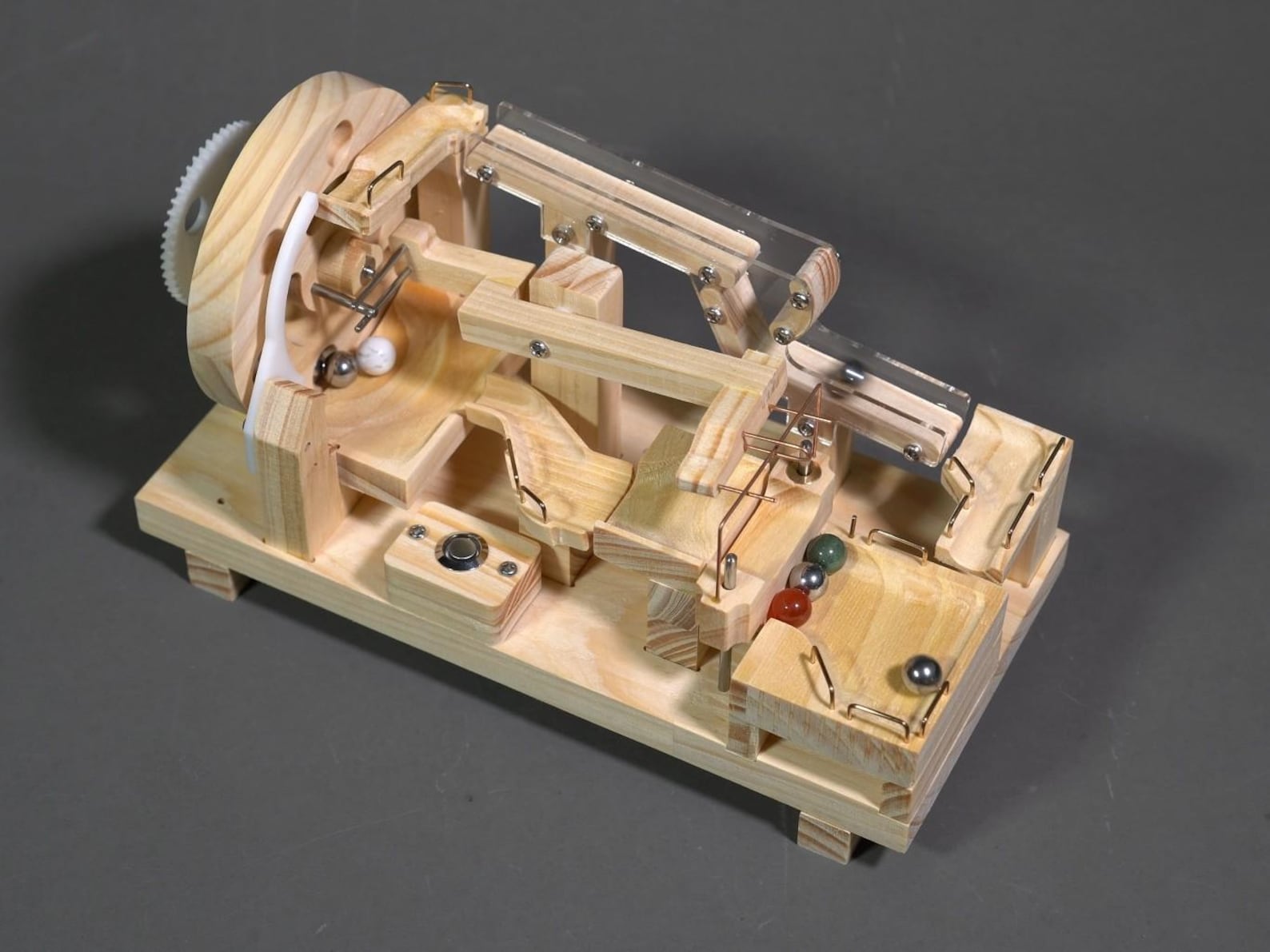 Single Arm Lift Wooden Kinetic Marble Machine Assembly Kit - Etsy