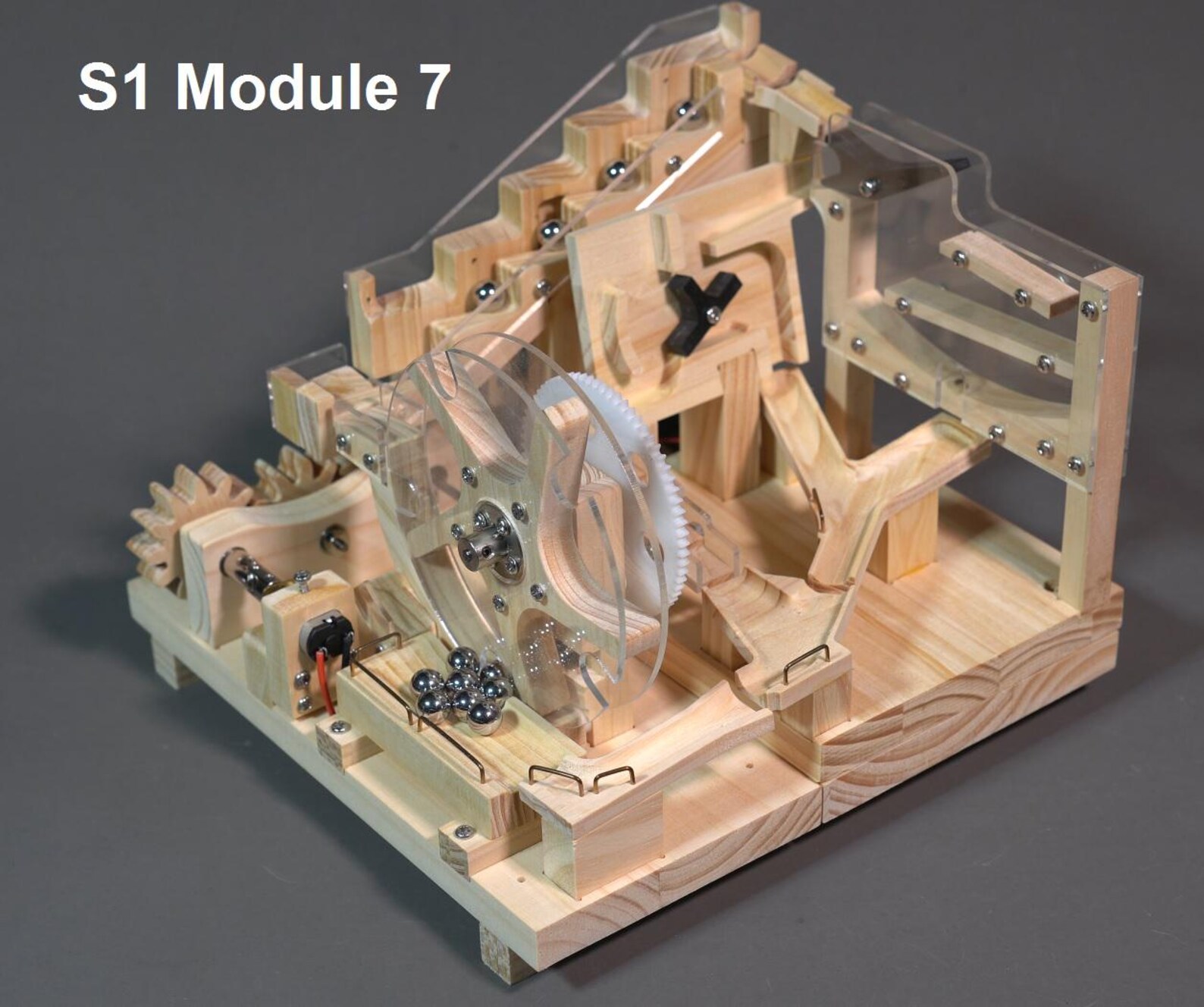 Wooden Marble Run: 3D Stair Mechanism Puzzle DIY Kit - Etsy