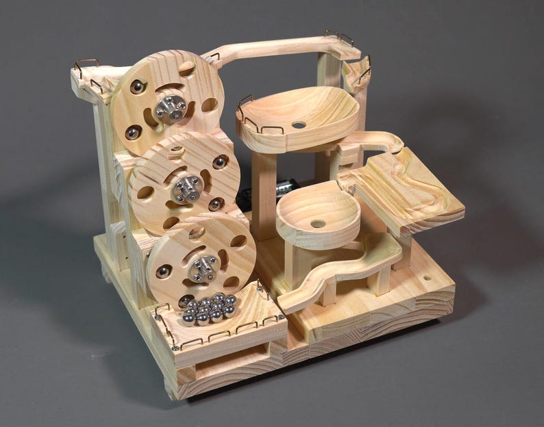 Handmade DIY Kinetic Art Marble Machine Kit - W1 Wheel Lift - Etsy