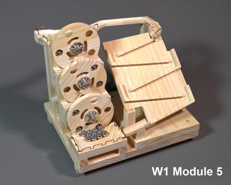 Handmade DIY Kinetic Art Marble Machine Kit - W1 Wheel Lift - Etsy