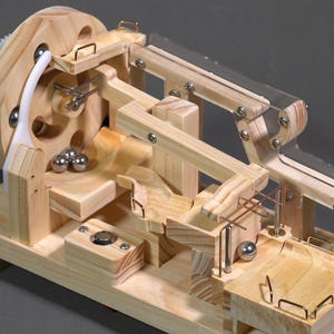 Wooden Kinetic Marble Machine Kit - Single Arm Lift - Etsy