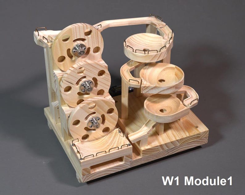 Handmade DIY Kinetic Art Marble Machine Kit - W1 Wheel Lift - Etsy
