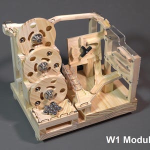 Handmade DIY Kinetic Art Marble Machine Kit - W1 Wheel Lift - Etsy