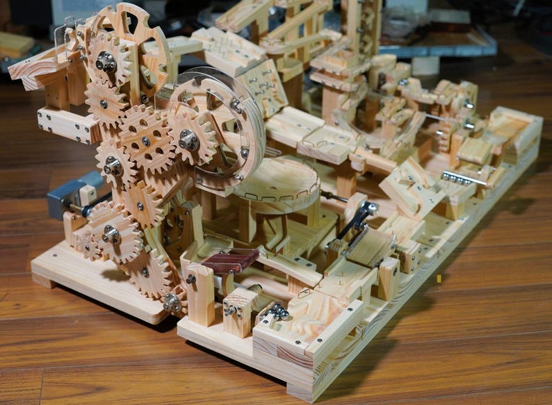 Wooden Marble Machine - GBC Double Lifts V1 DIY KIT - Etsy