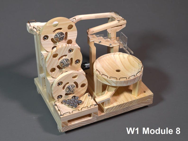 Handmade DIY Kinetic Art Marble Machine Kit - W1 Wheel Lift - Etsy