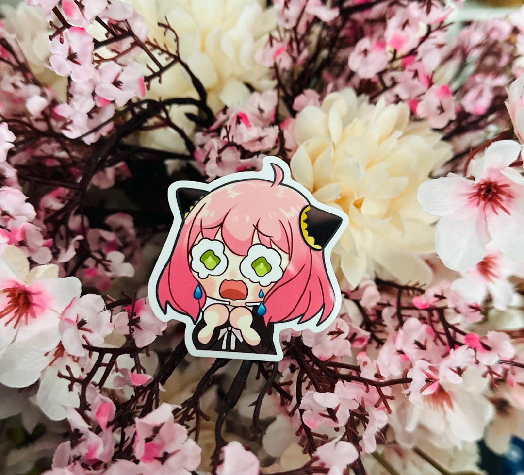 Anime Sticker: Anya Crying - Etsy