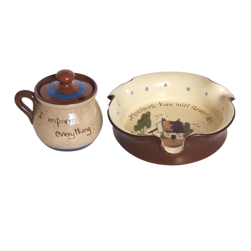 Vintage Mustard Pot - Etsy UK